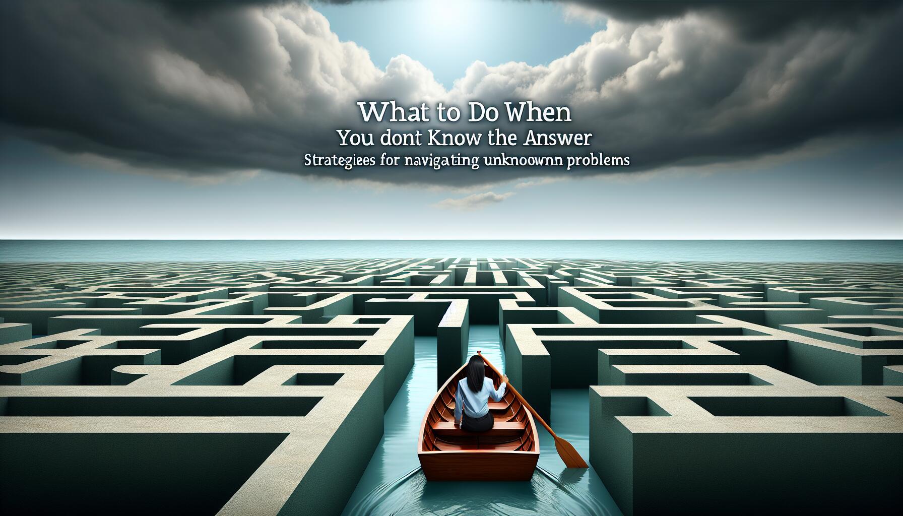 What to Do When You Don't Know the Answer: Strategies for Navigating ...