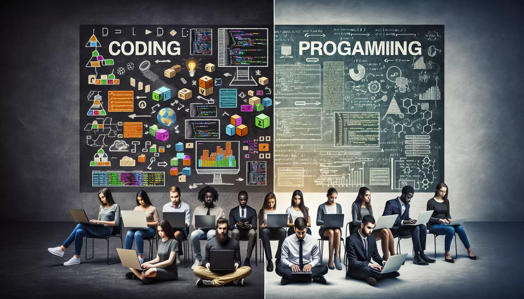 Coding vs Programming: Understanding the Key Differences - AlgoCademy Blog