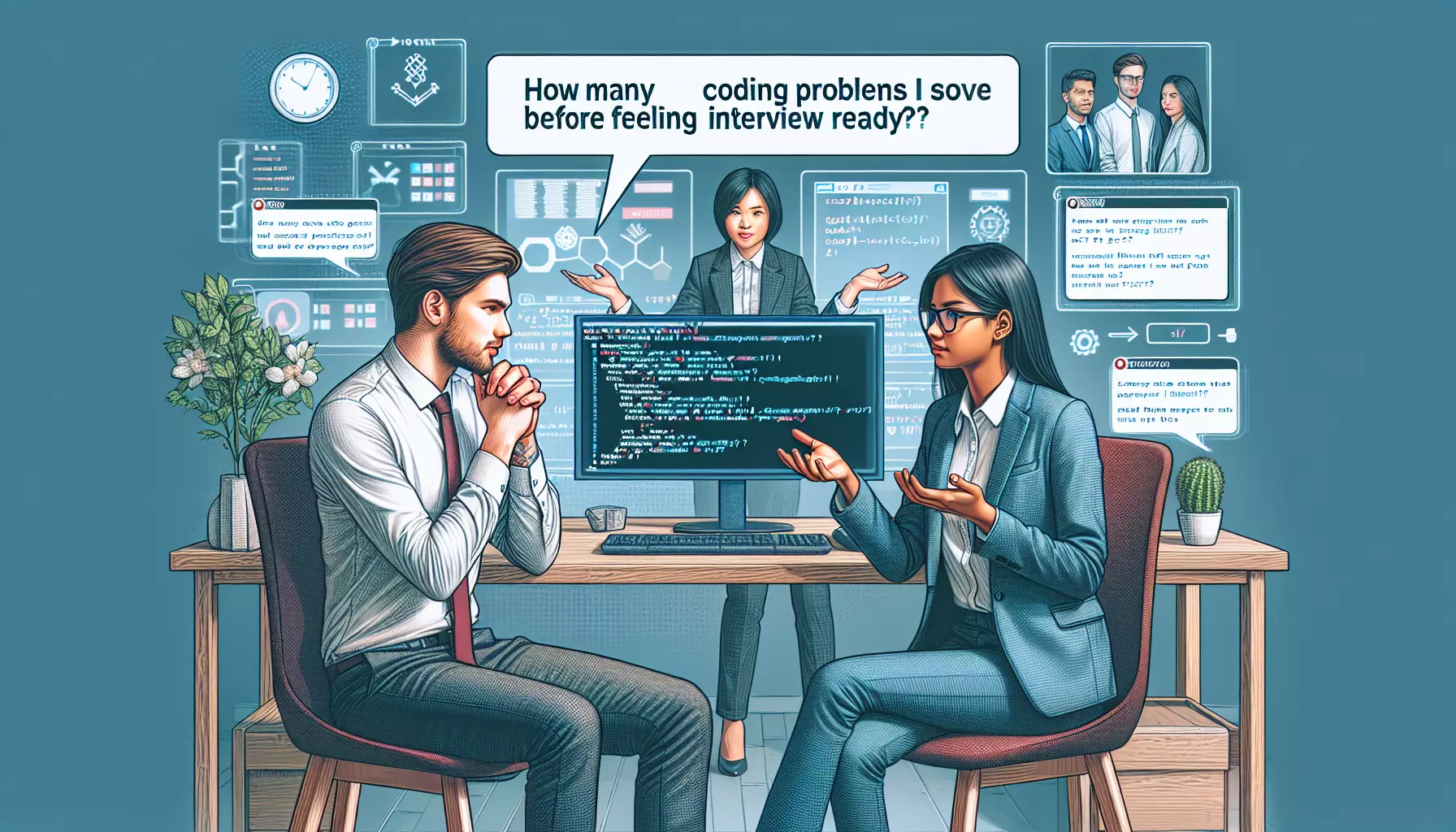 How Many Coding Problems Should I Solve Before Feeling Interview Ready? - AlgoCademy Blog