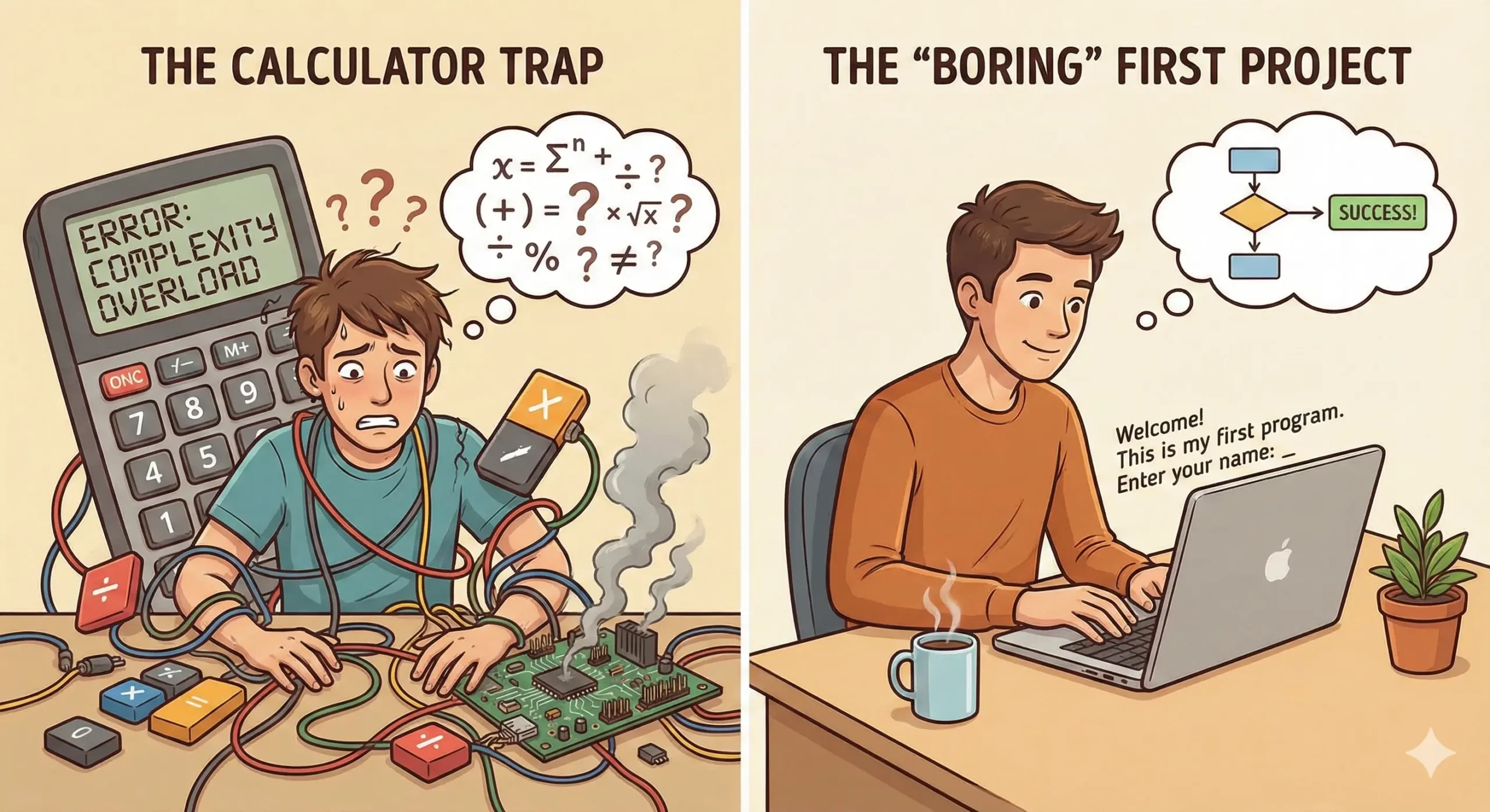 The "Calculator Trap": Why Your First Project Should Be Boring ...
