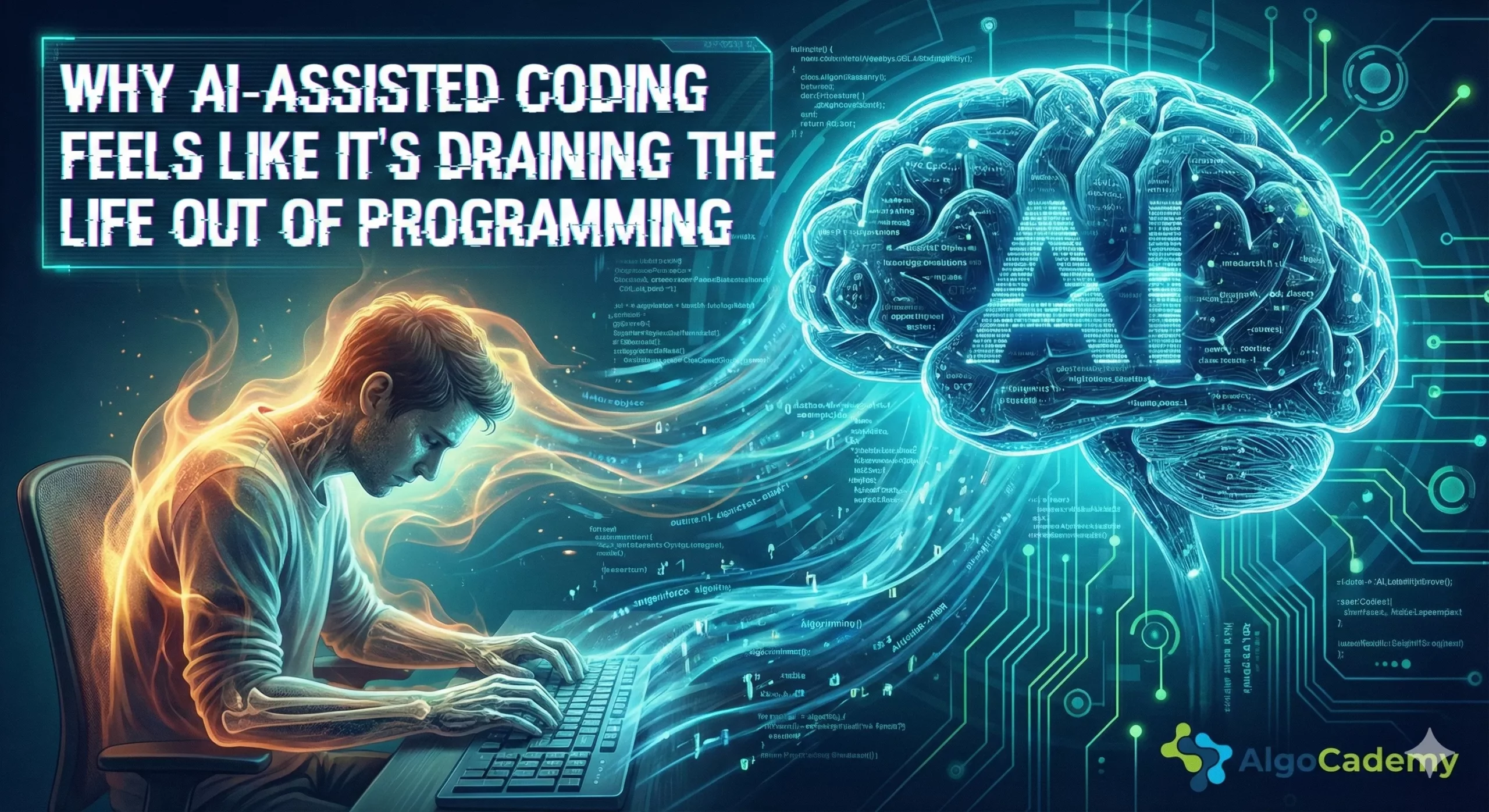 Why AI-Assisted Coding Feels Like It's Draining the Life Out of Programming - AlgoCademy Blog