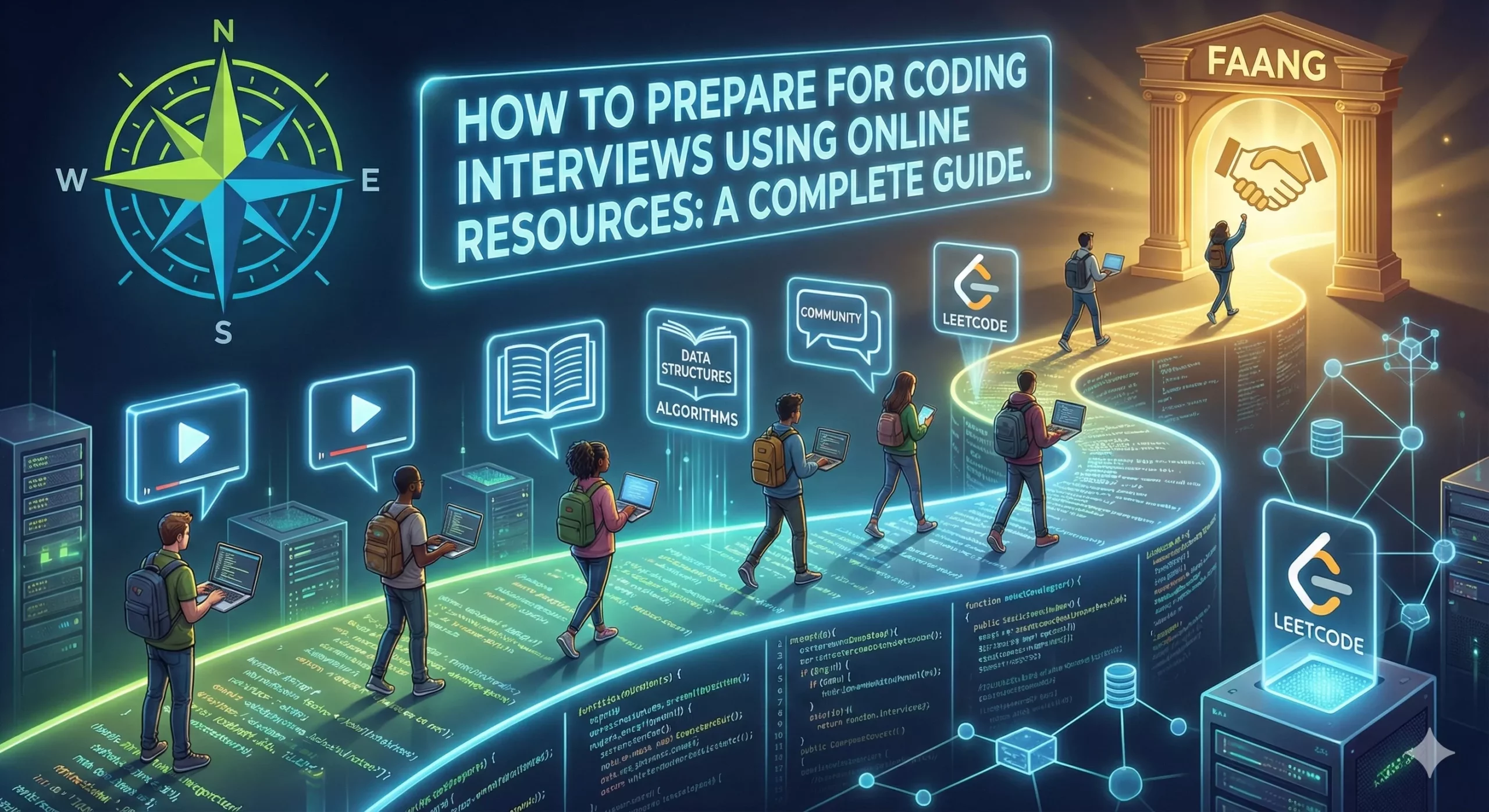 How to Prepare for Coding Interviews Using Online Resources: A Complete Guide - AlgoCademy Blog